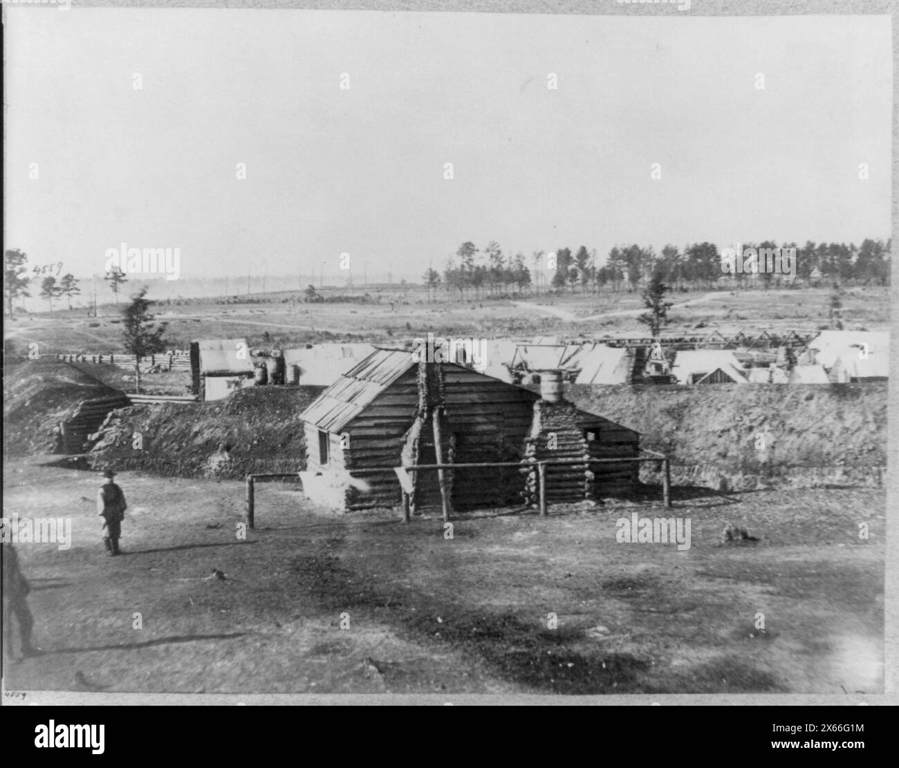 Fort Burnham (previously Confederate Fort Harrison) Confederate Picket ...