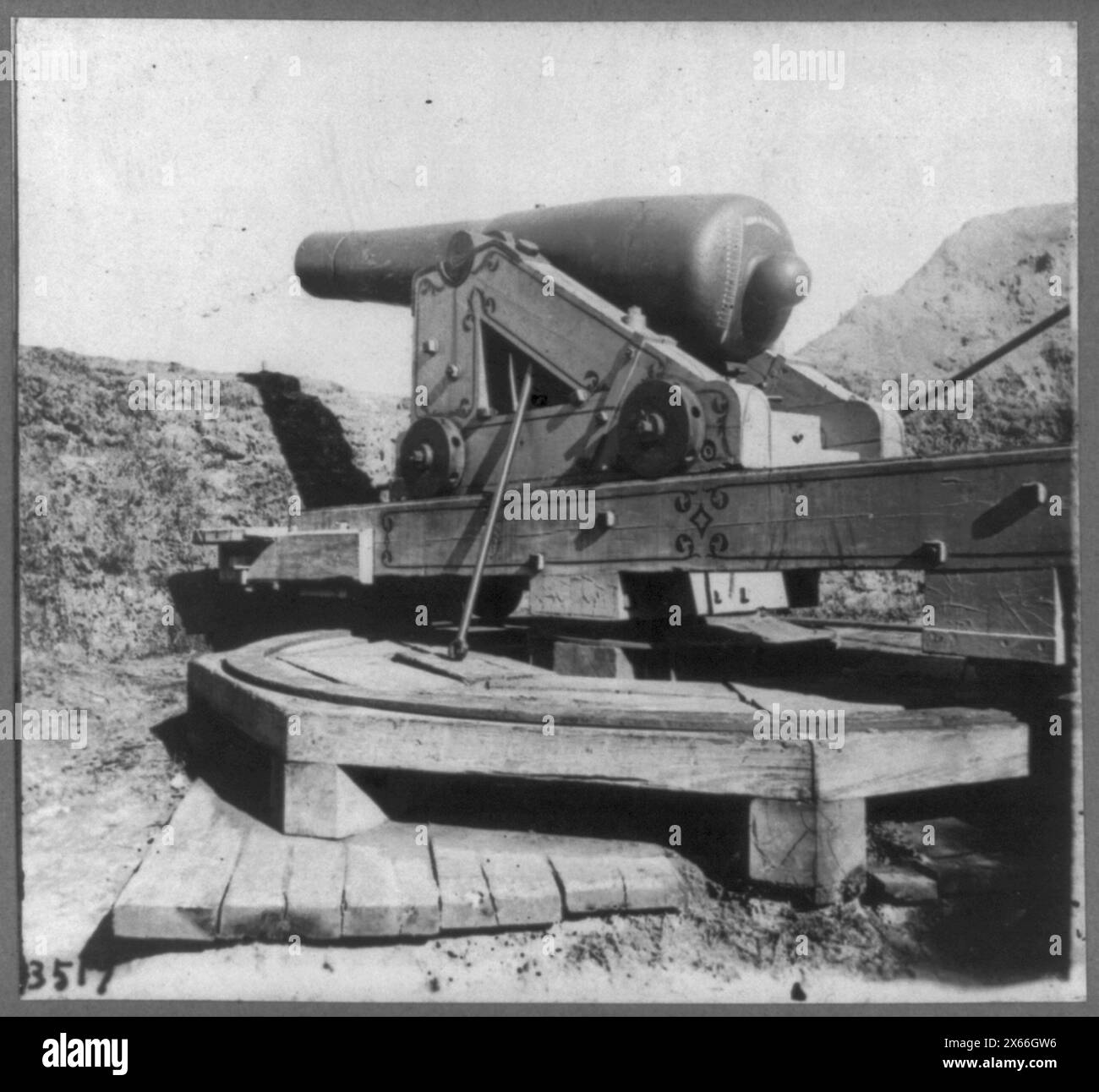 John B. Gallie gun, Fort McAllister, Georgia, Civil War Photographs ...