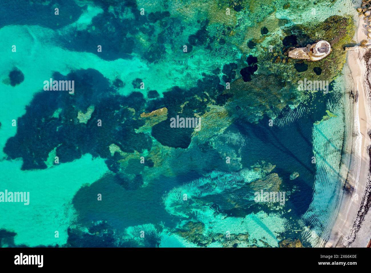 aerial vision of Cap Antibes French Riviera Stock Photo - Alamy