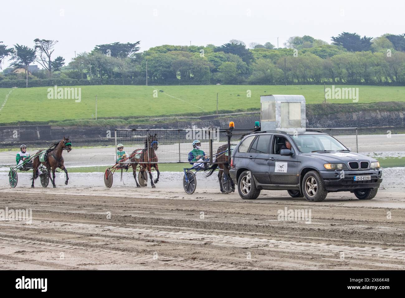Harness racing on the beach at Harbour View, Kilbrittain, West Cork ...