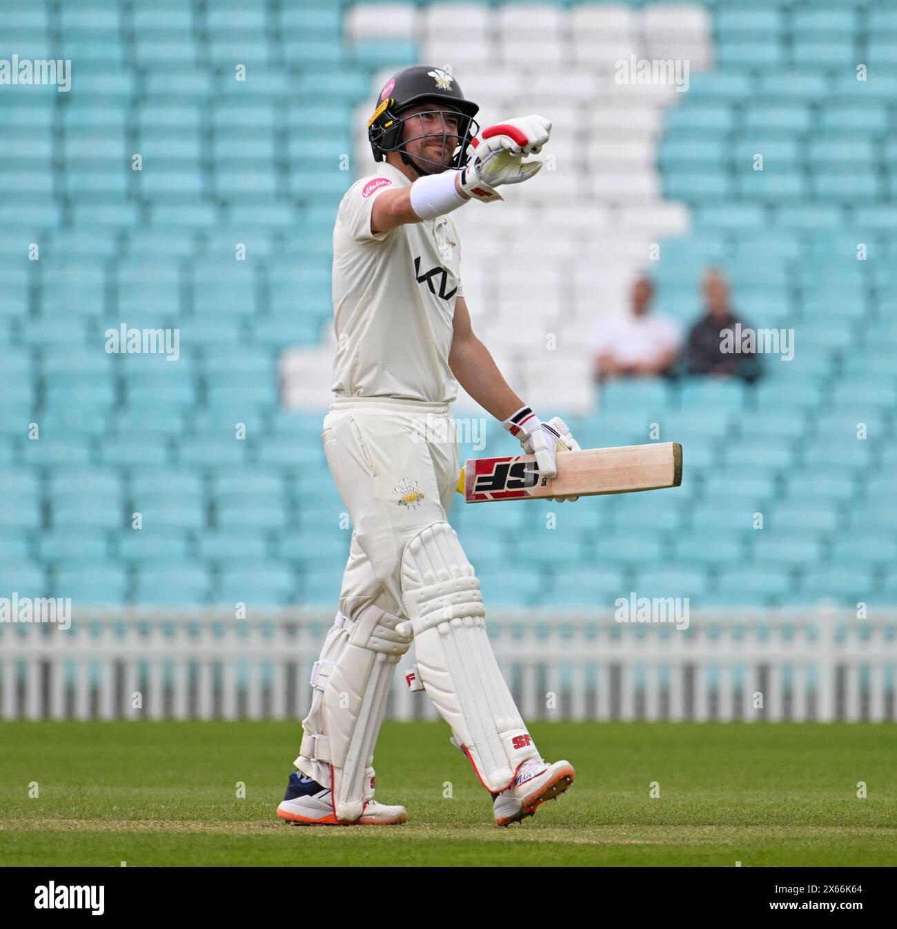 Oval, England. 13 May, 2024. Rory Burns of Surrey County Cricket Club ...
