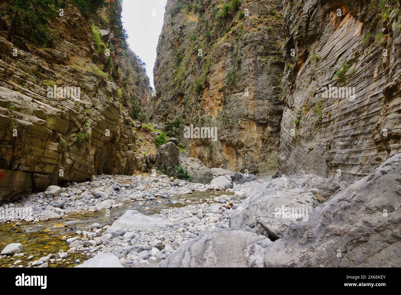 Samaria Gorge in Crete Stock Photo - Alamy