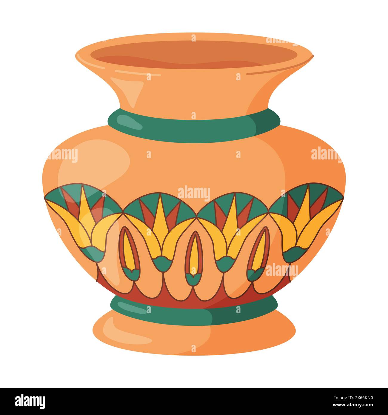 Colored ceramics vase. Porcelain vase for flowers, antique pottery ...