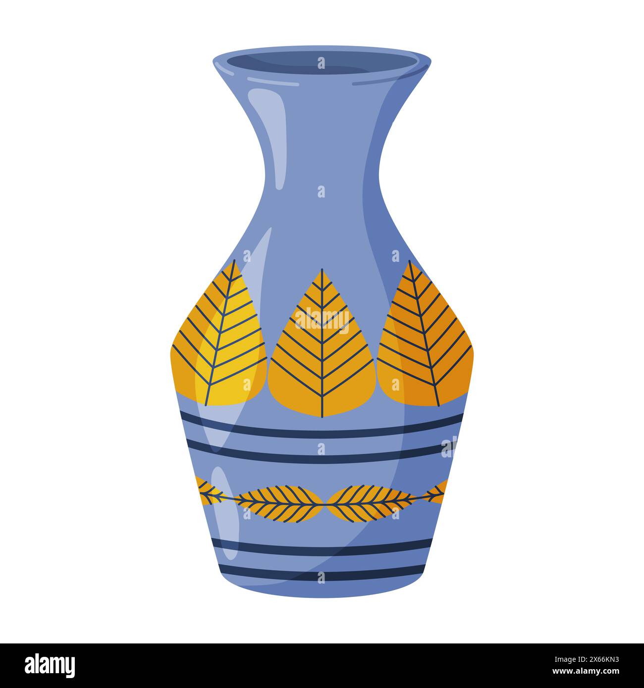 Colored ceramics vase. Porcelain vase for flowers, antique pottery ...