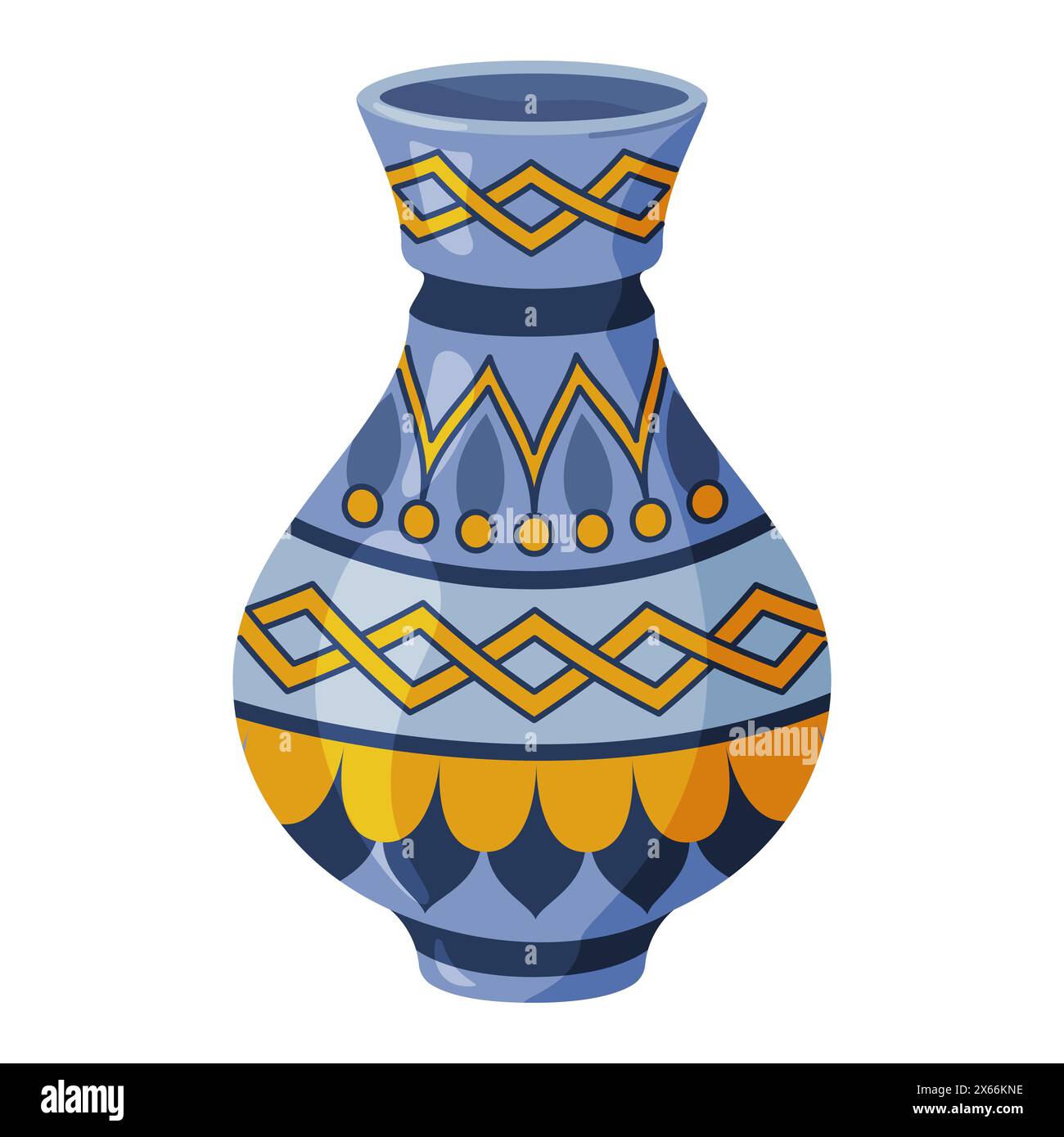 Colored ceramics vase. Porcelain vase for flowers, antique pottery ...