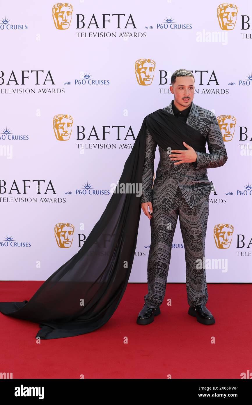 Kyron Hamilton attends BAFTA TV Awards with P&O Cruises 2024 at Royal ...