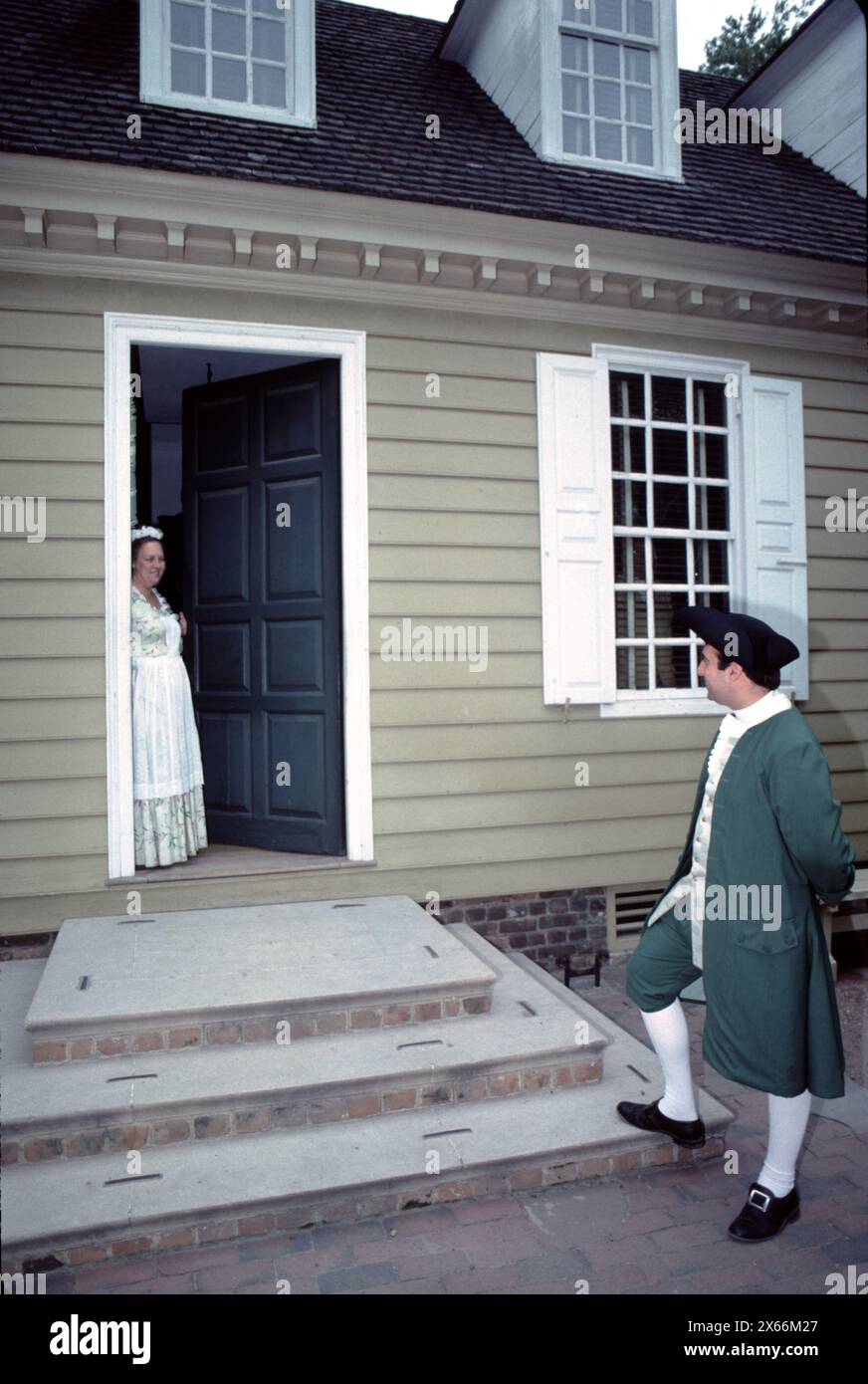 Williamsburg, VA. U.S.A. 9/1987. America’s 18th Century 301-acre living ...