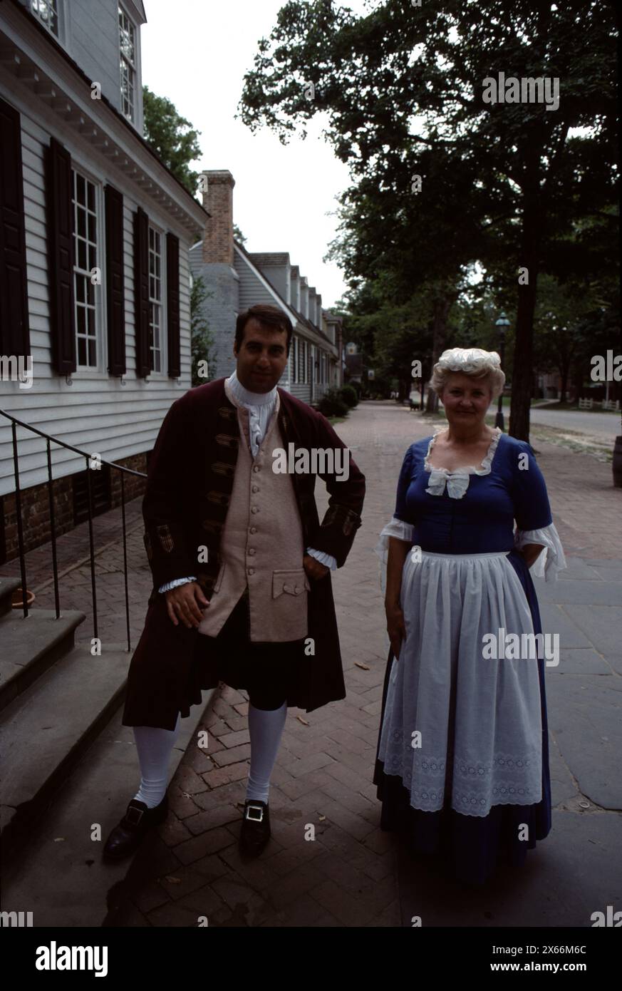 Williamsburg, VA. U.S.A. 9/1987. America’s 18th Century 301-acre living ...