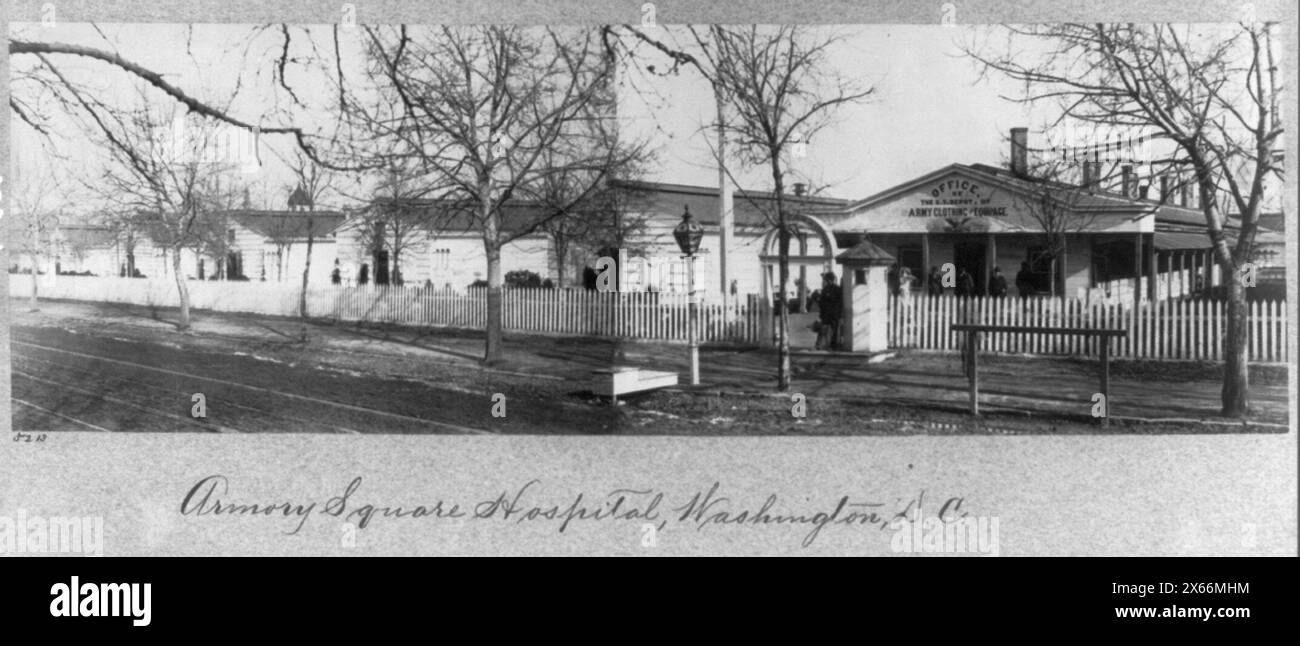 Armory Square Hospital, Washington, D.C., Civil War Photographs 1861 ...