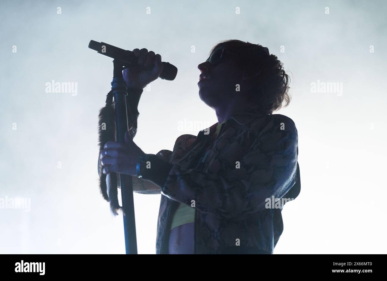 Austrian band Bilderbuch during concert at Arena in Vienna, Austria, on ...