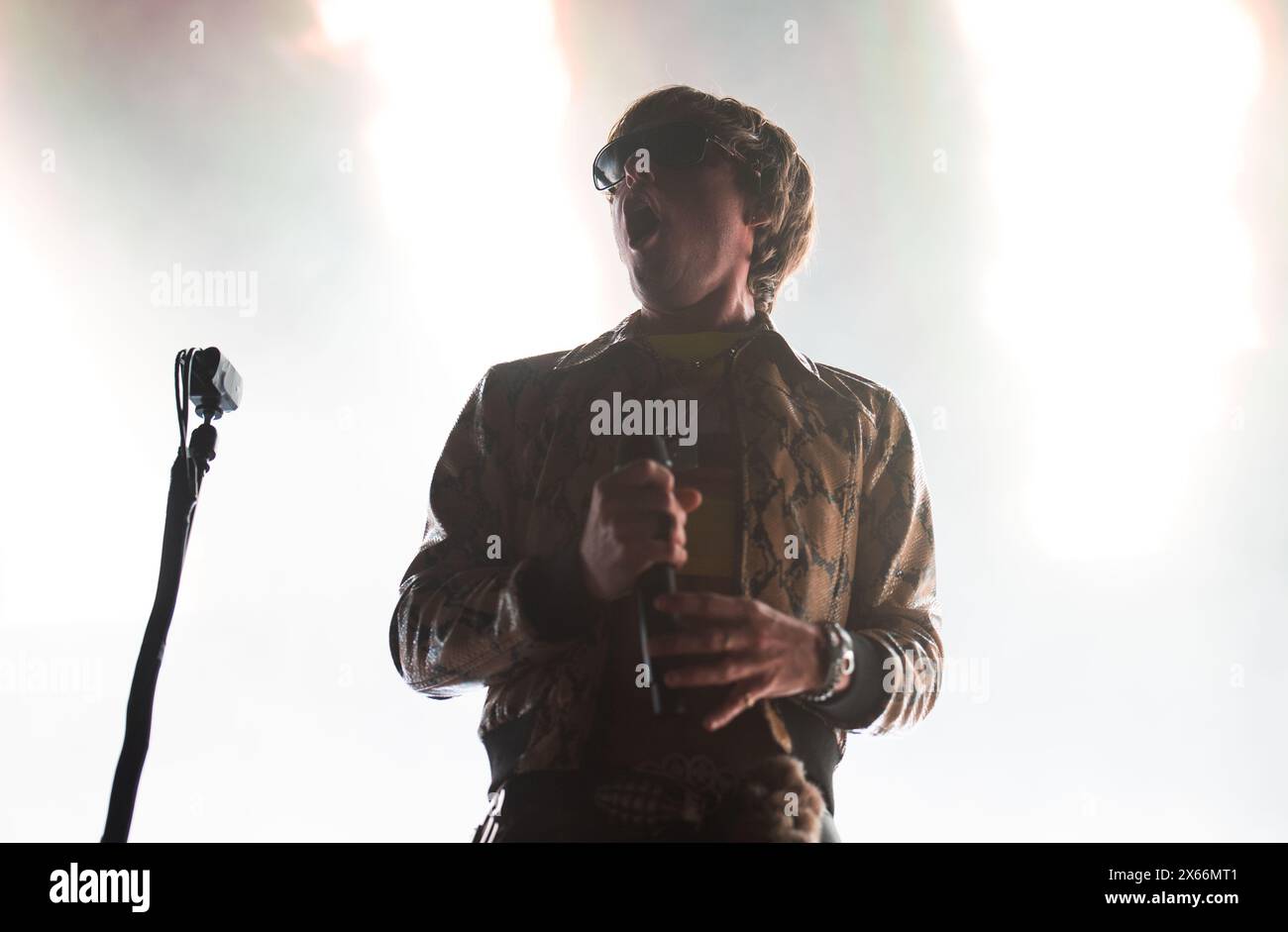 Austrian band Bilderbuch during concert at Arena in Vienna, Austria, on ...