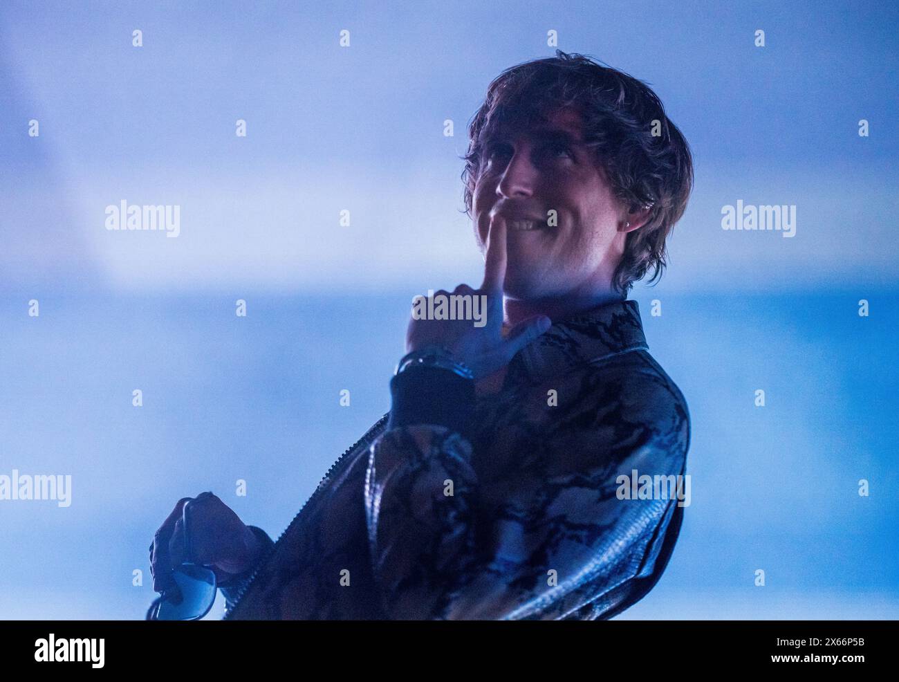 Austrian band Bilderbuch during concert at Arena in Vienna, Austria, on ...