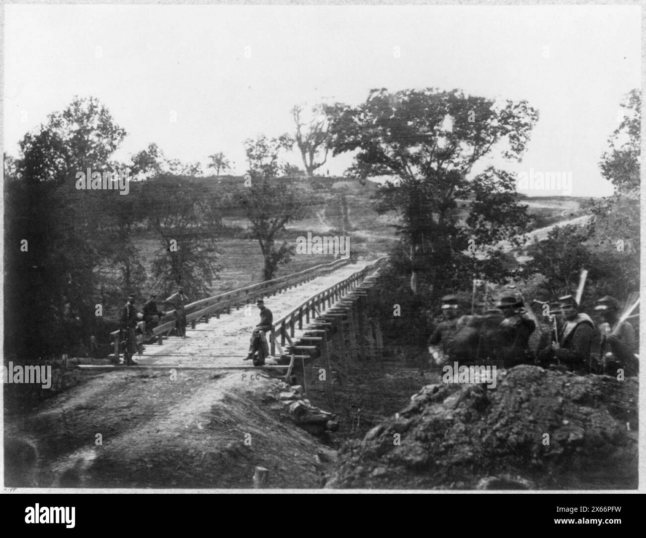 Chesterfield bridge, North Anna River, Va., Civil War Photographs 1861 ...