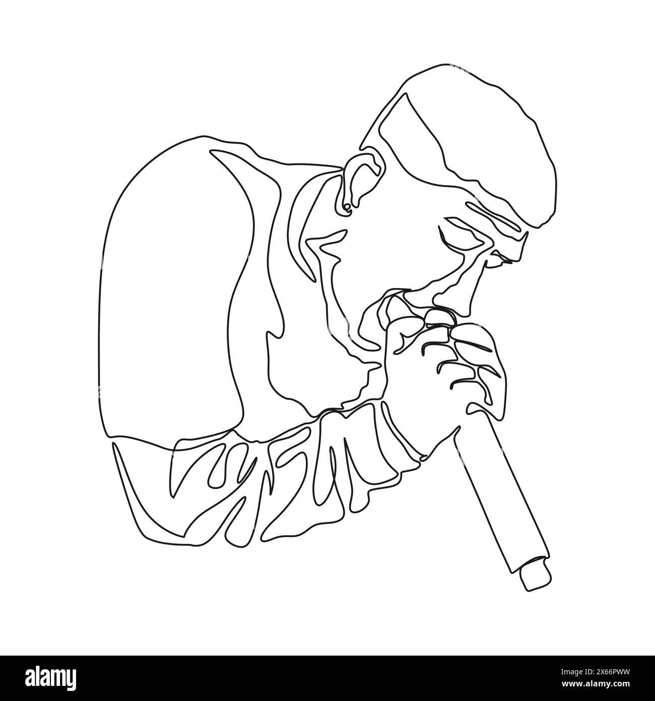Hip Hop Microphone Art