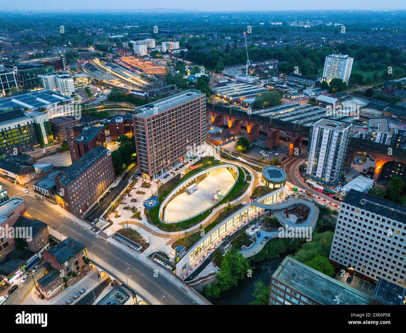 Stockport bus interchange hi-res stock photography and images - Alamy