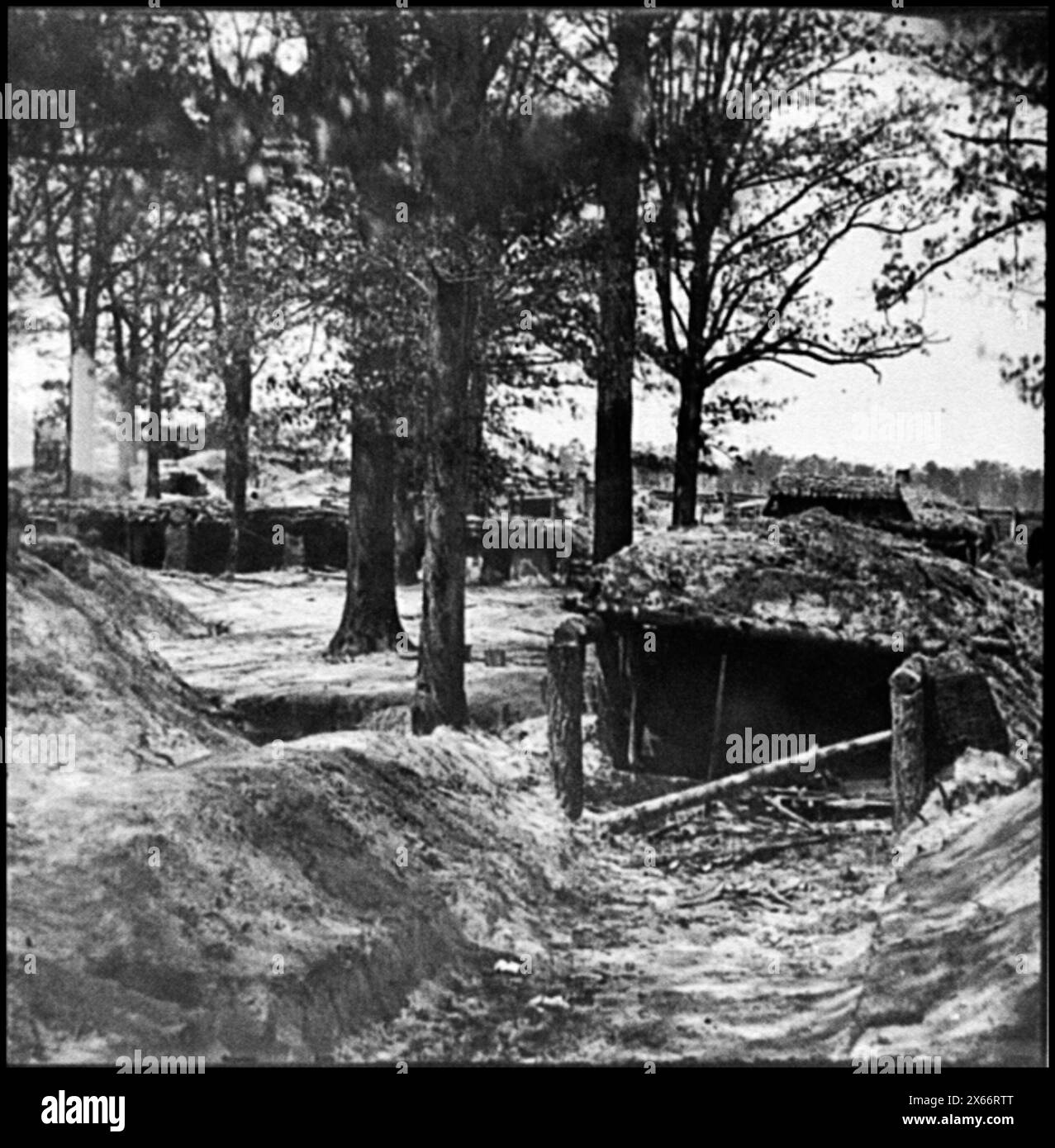 Petersburg, Va. Interior of Fort Steadman, Civil War Photographs 1861 ...