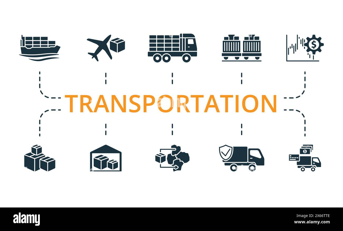 Transportation services Cut Out Stock Images & Pictures - Alamy