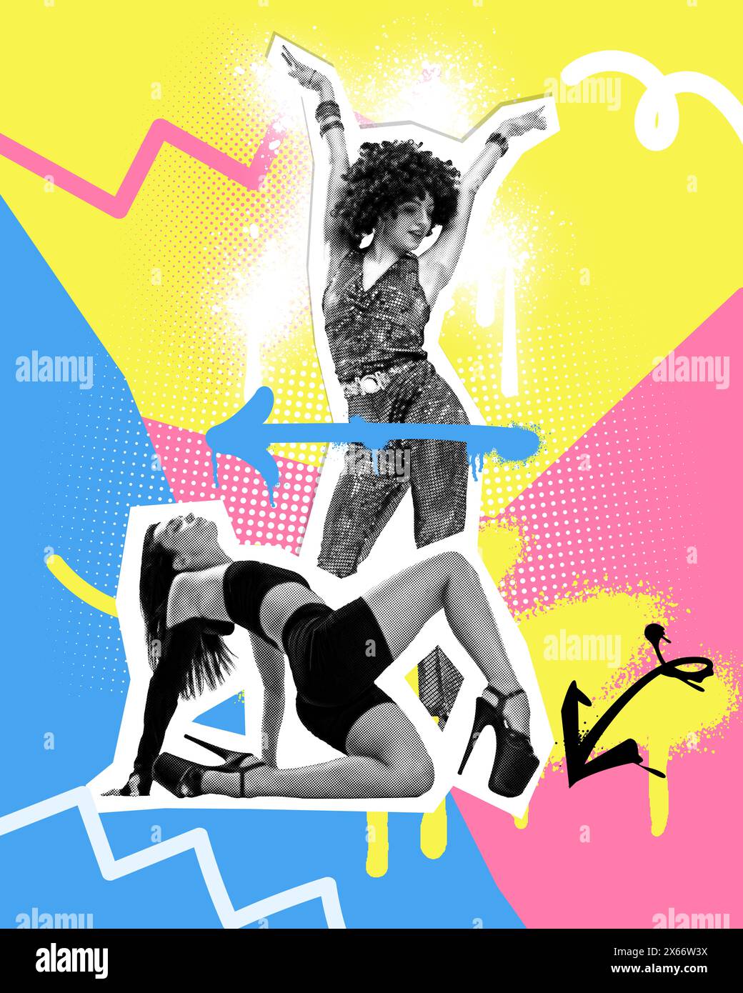 Hip hop dancing 90s hi-res stock photography and images - Alamy