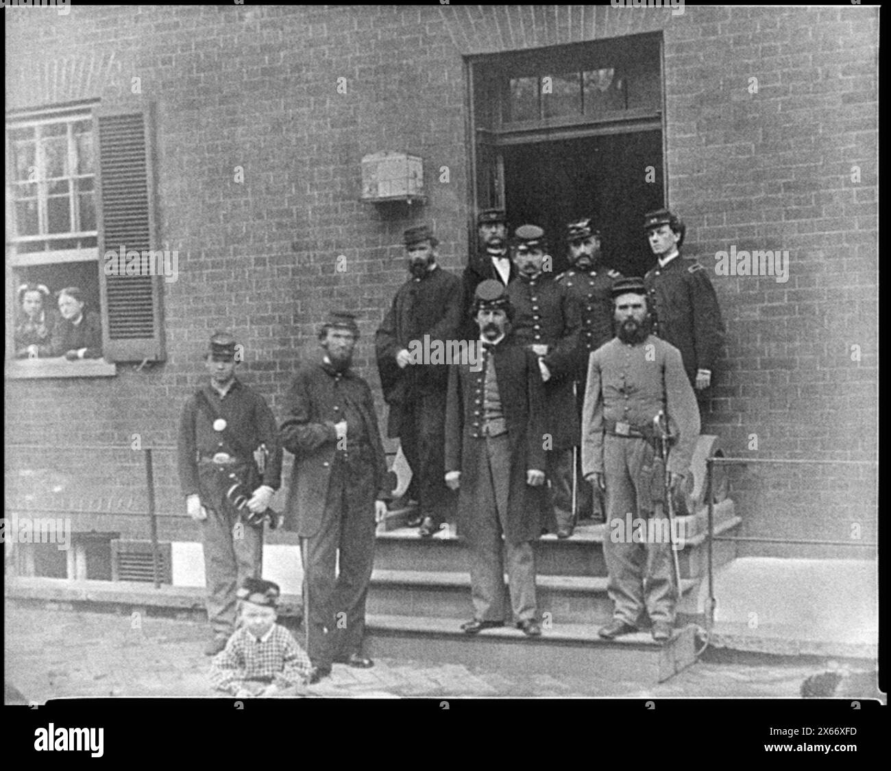 Washington, D.C. Officers at door of Seminary Hospital (formerly ...