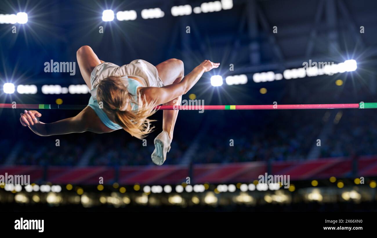 High Jump Championship: Professional Female Athlete on World ...