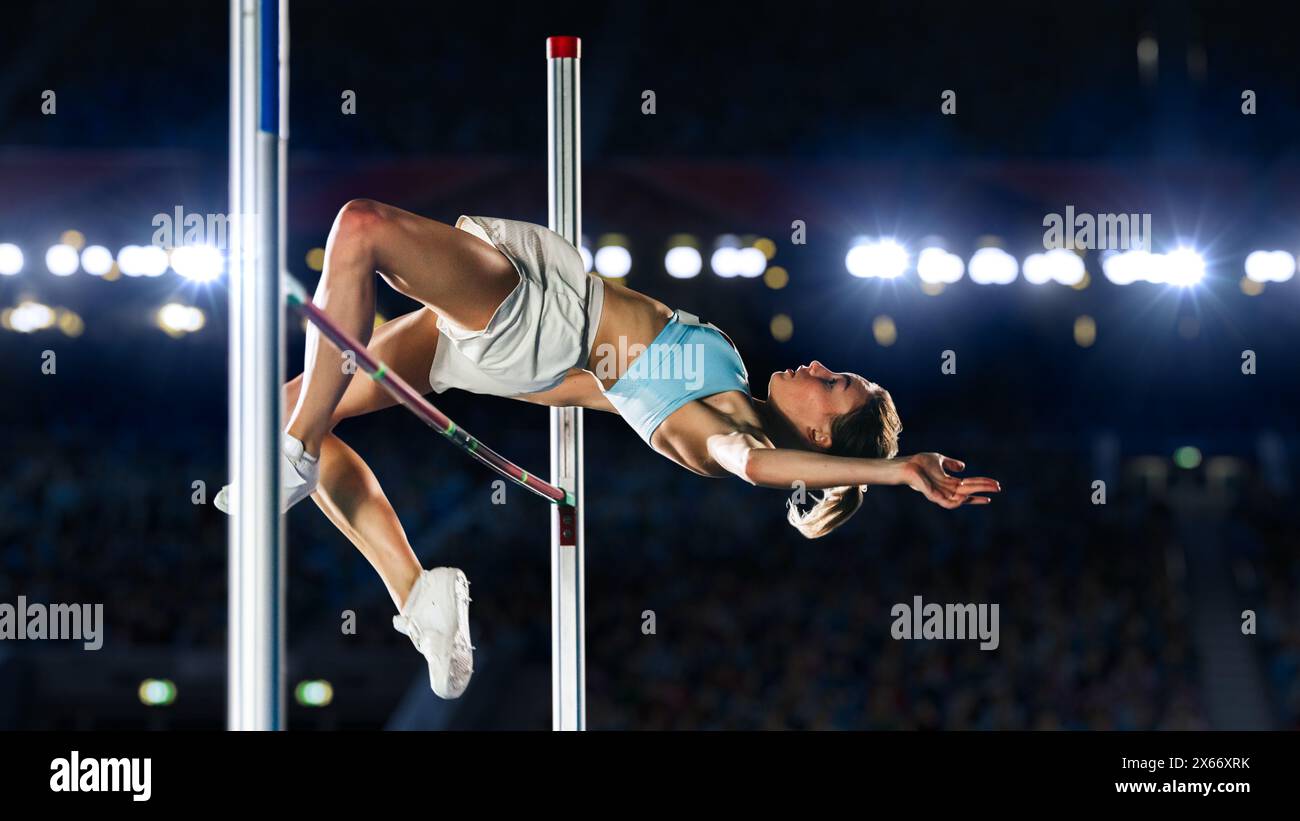 High Jump Championship: Professional Female Athlete on World ...