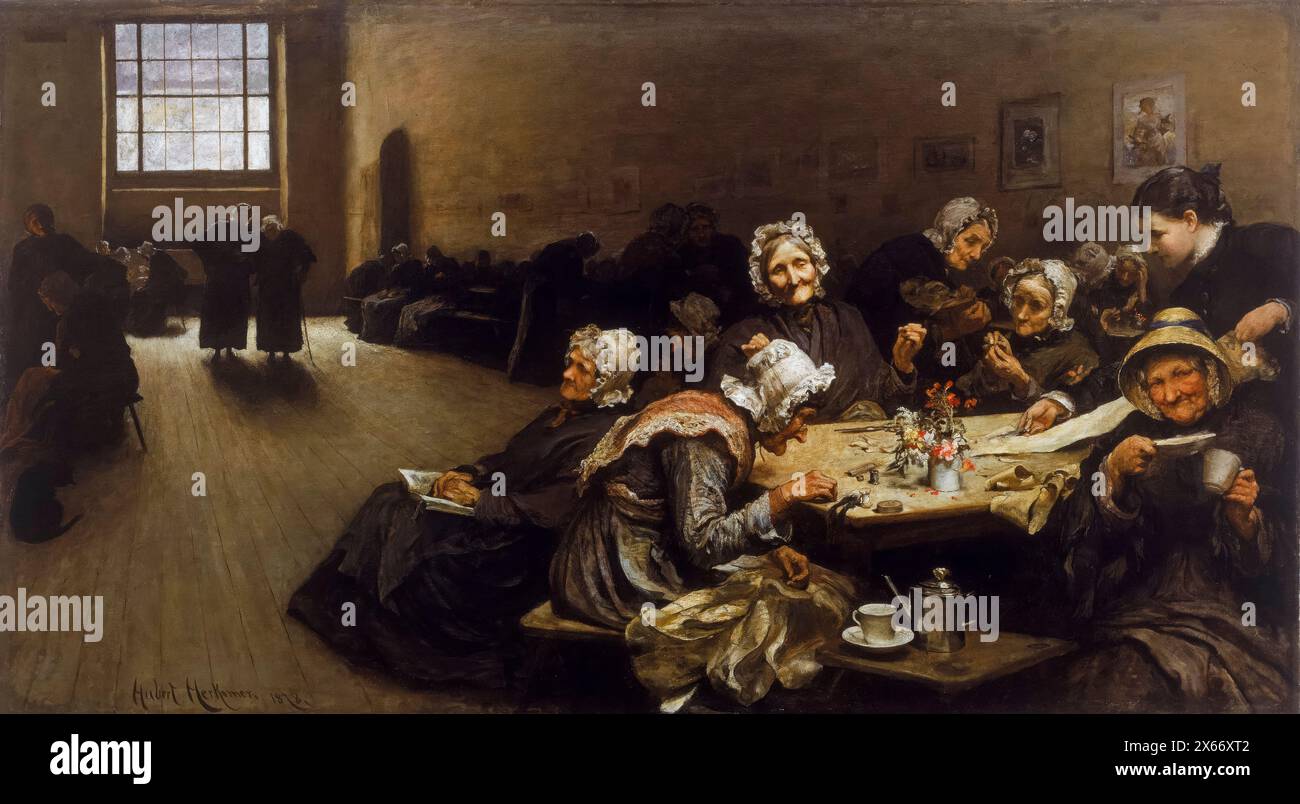 Sir Hubert von Herkomer, Eventide: A Scene at the Westminster Union ...
