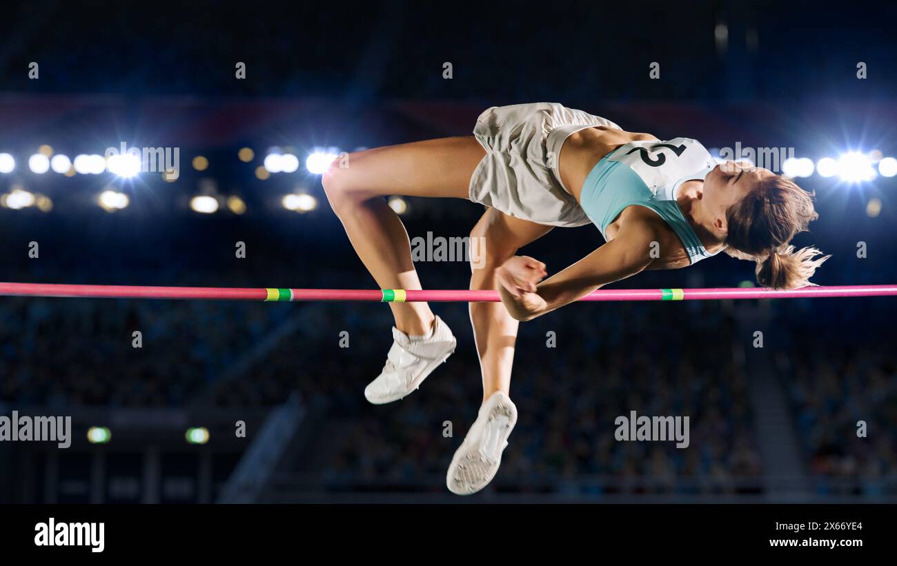 High Jump Championship: Professional Female Athlete on World ...