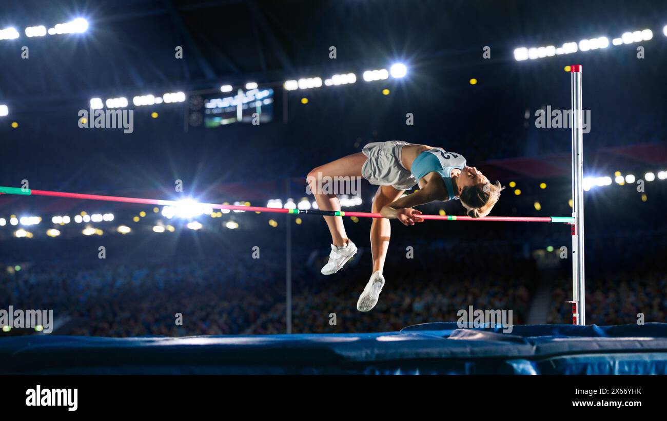 High Jump Championship: Professional Female Athlete on World ...