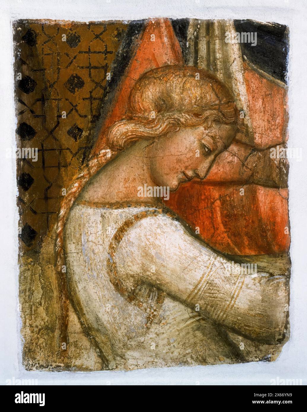 Spinello Aretino fresco painting, Salome, circa 1390 Stock Photo - Alamy