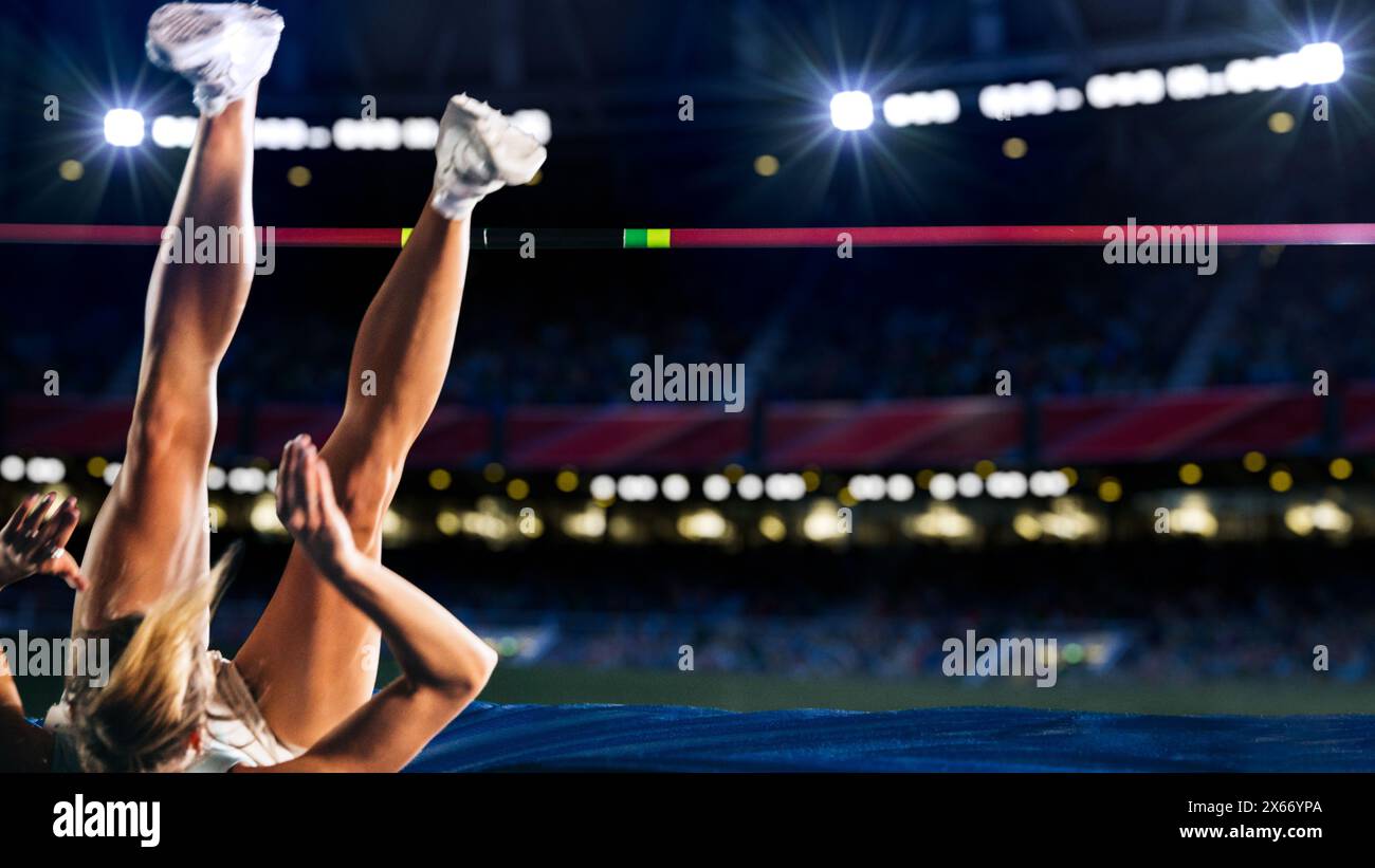 High Jump Championship: Professional Female Athlete on World ...