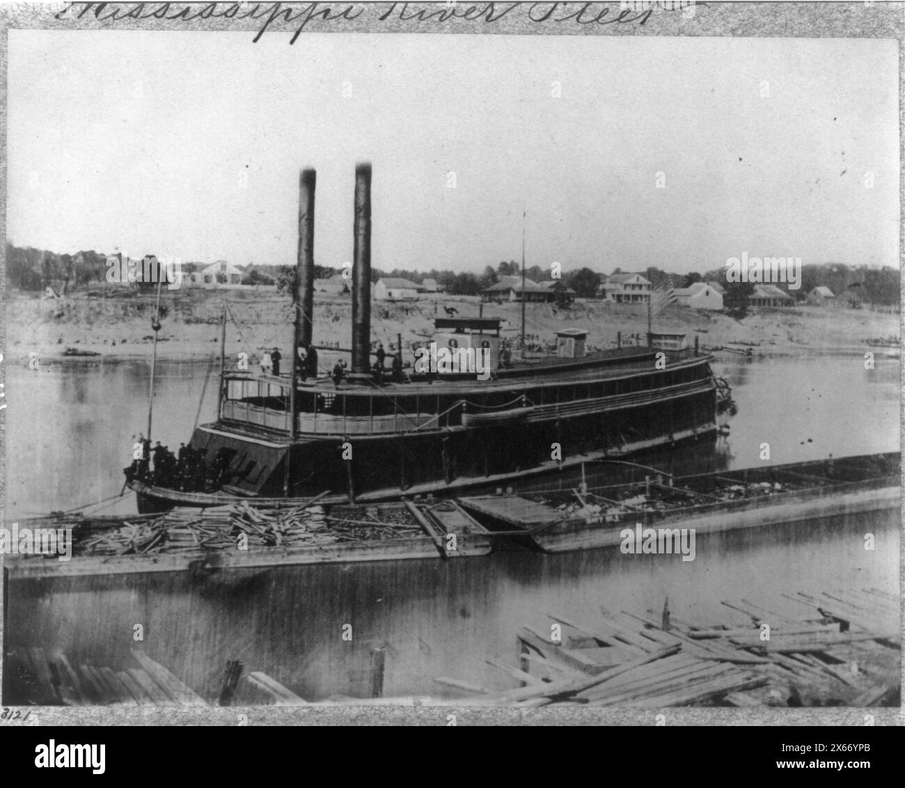 U.S. gunboat Signal - Mississippi River Fleet, Civil War Photographs ...