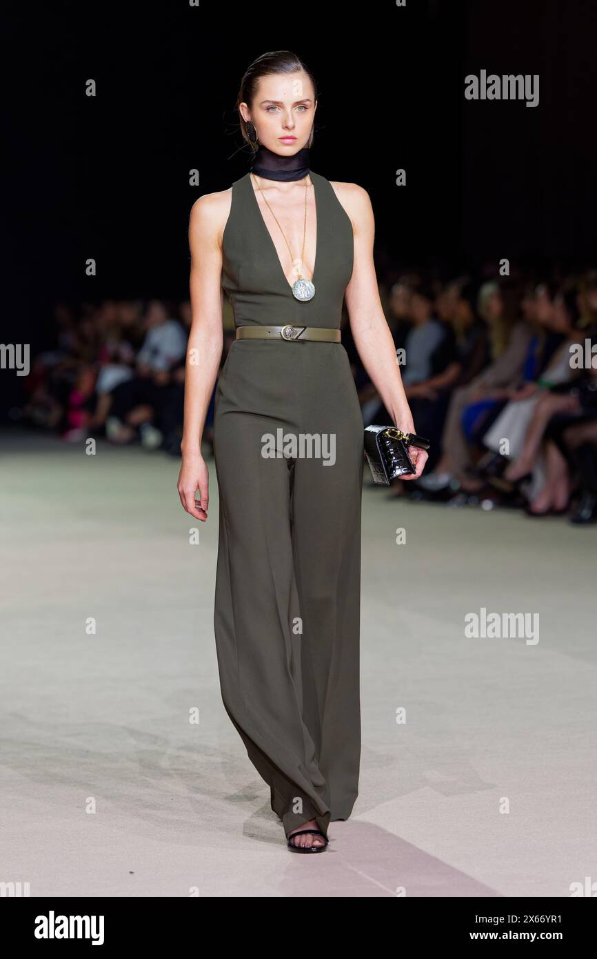 Sydney, Australia. 13th May, 2024. A model walks the runway during the ...