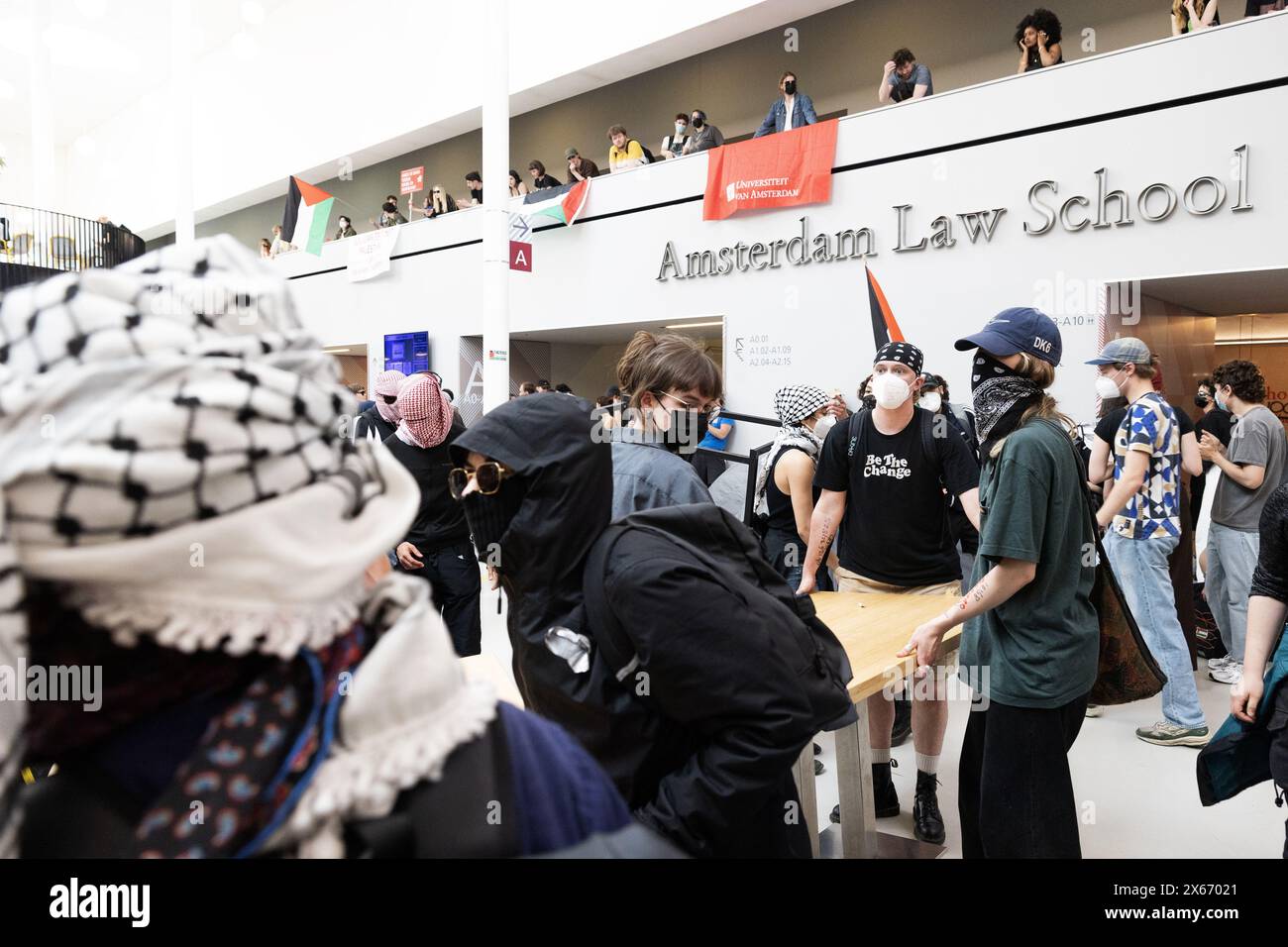 AMSTERDAM - Protesters have entered the so-called ABC building of the ...