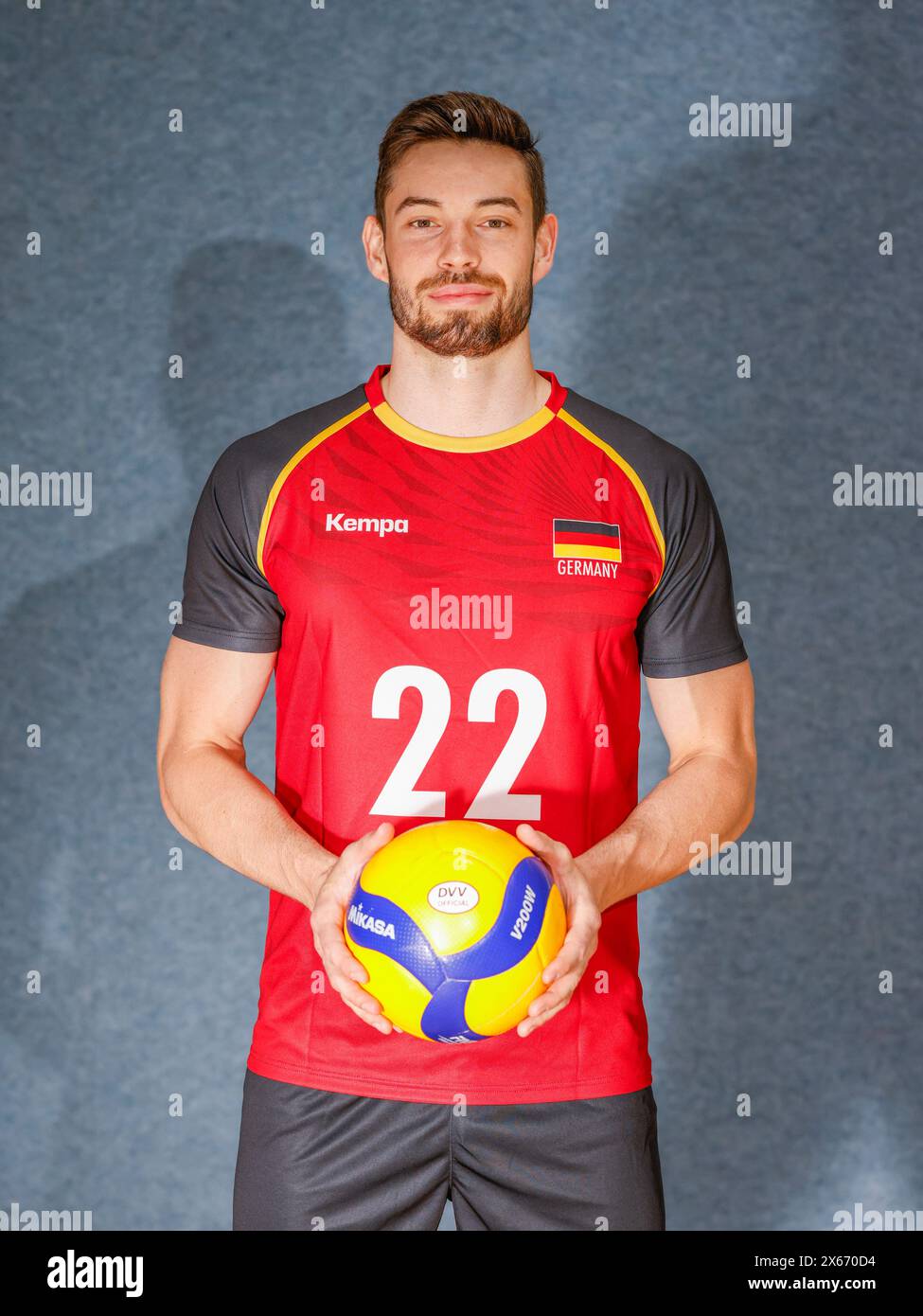 Kienbaum, Germany. 12th May, 2024. Volleyball: Mediaday before the ...