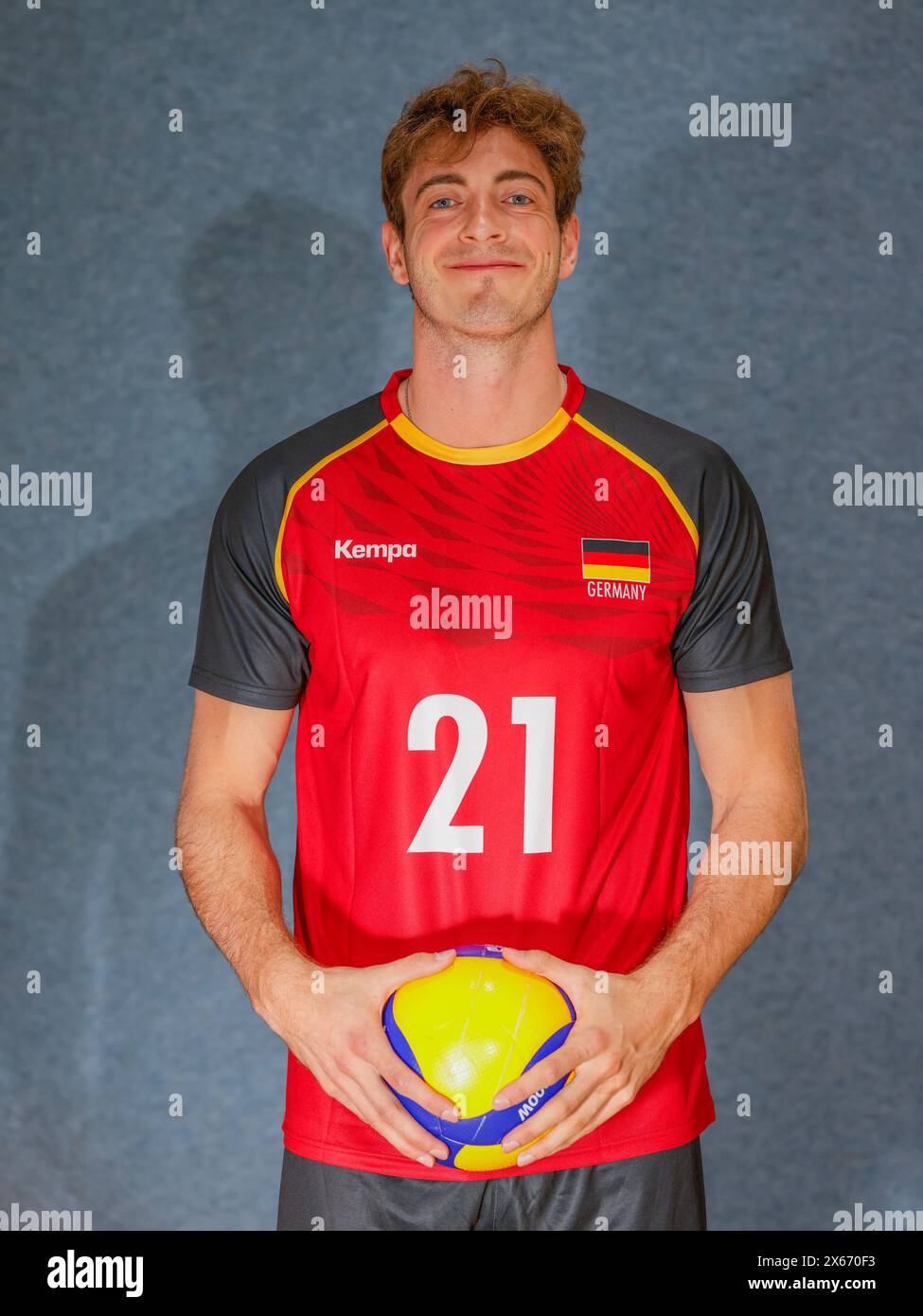 Kienbaum, Germany. 12th May, 2024. Volleyball: Mediaday before the ...