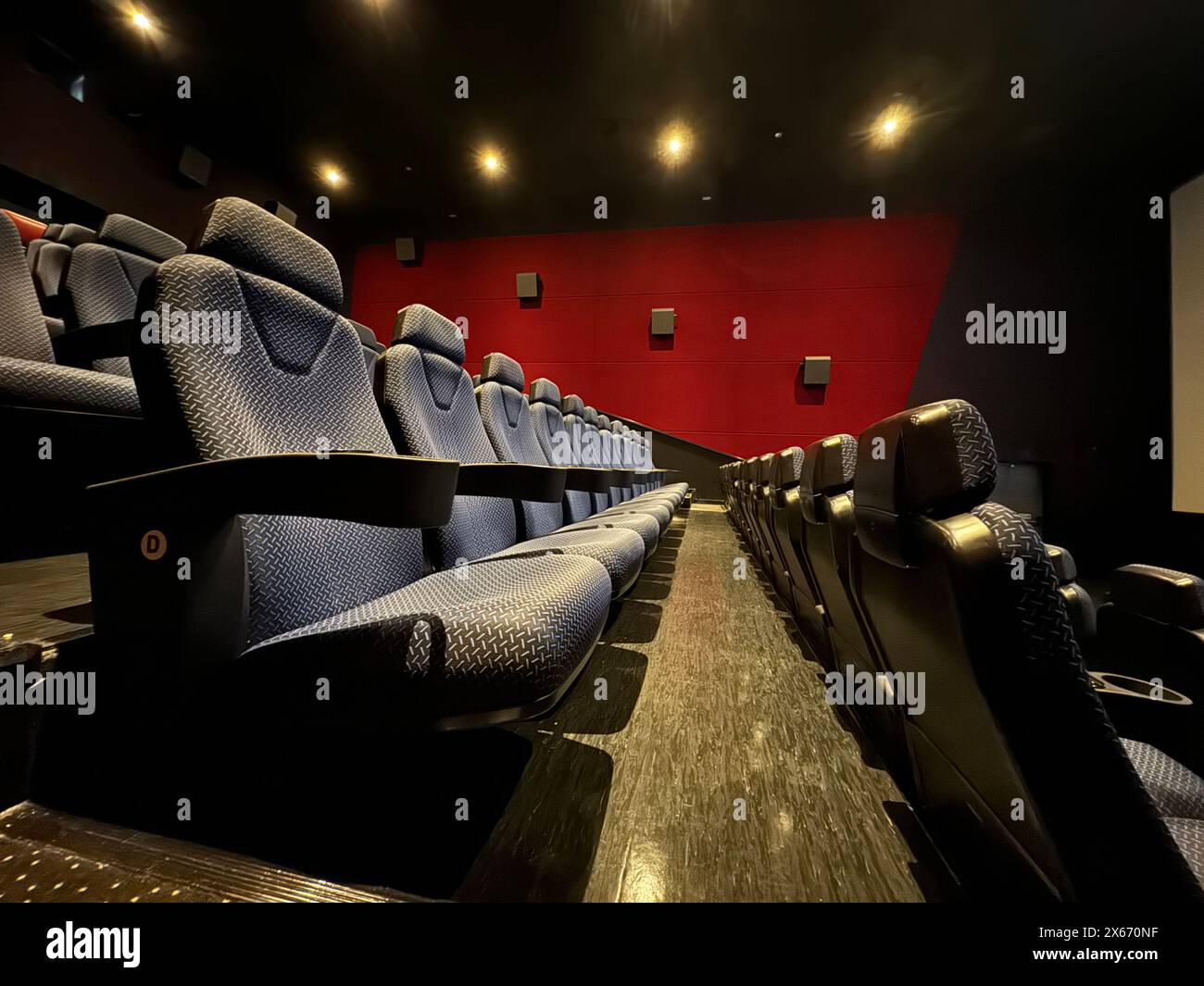 Empty cinema theatre interior with seats Stock Photo - Alamy Empty cinema theatre interior with seats Stock Photo - Alamy