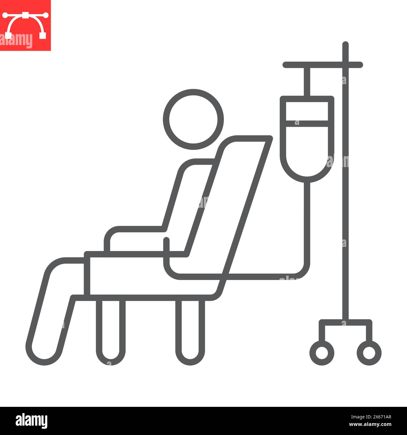 Man infusion Stock Vector Images - Alamy