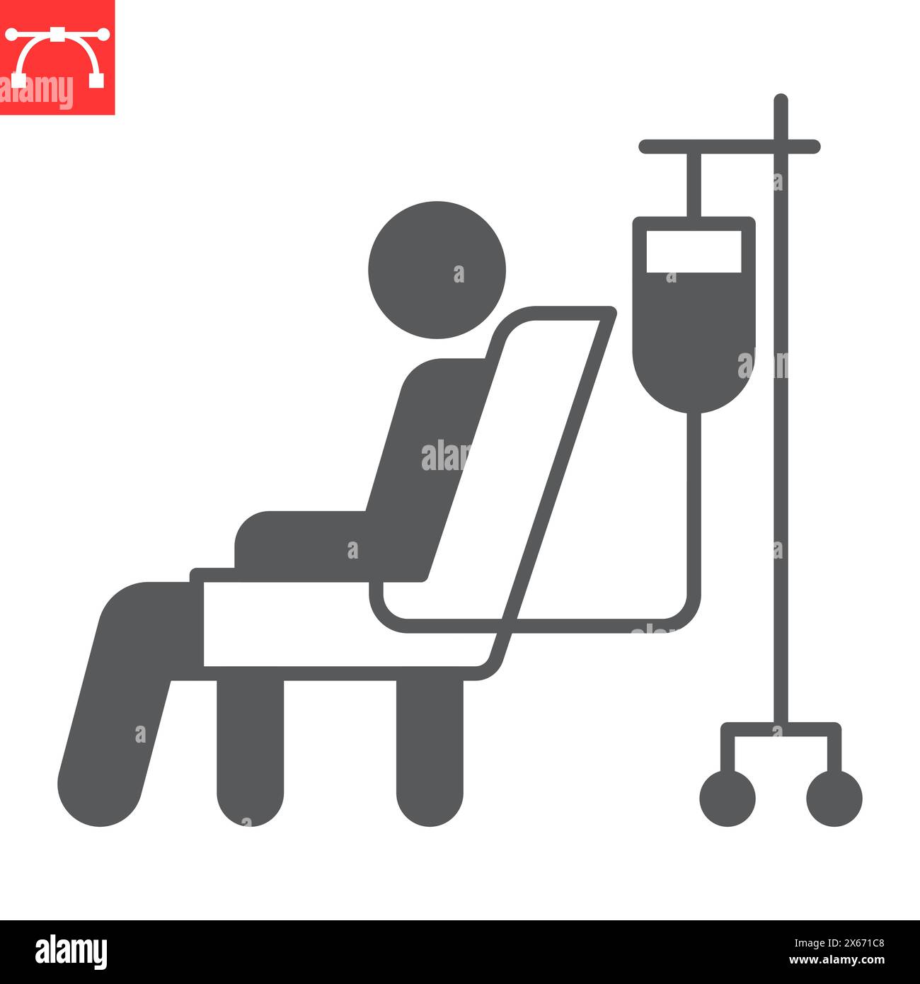Man infusion Stock Vector Images - Alamy