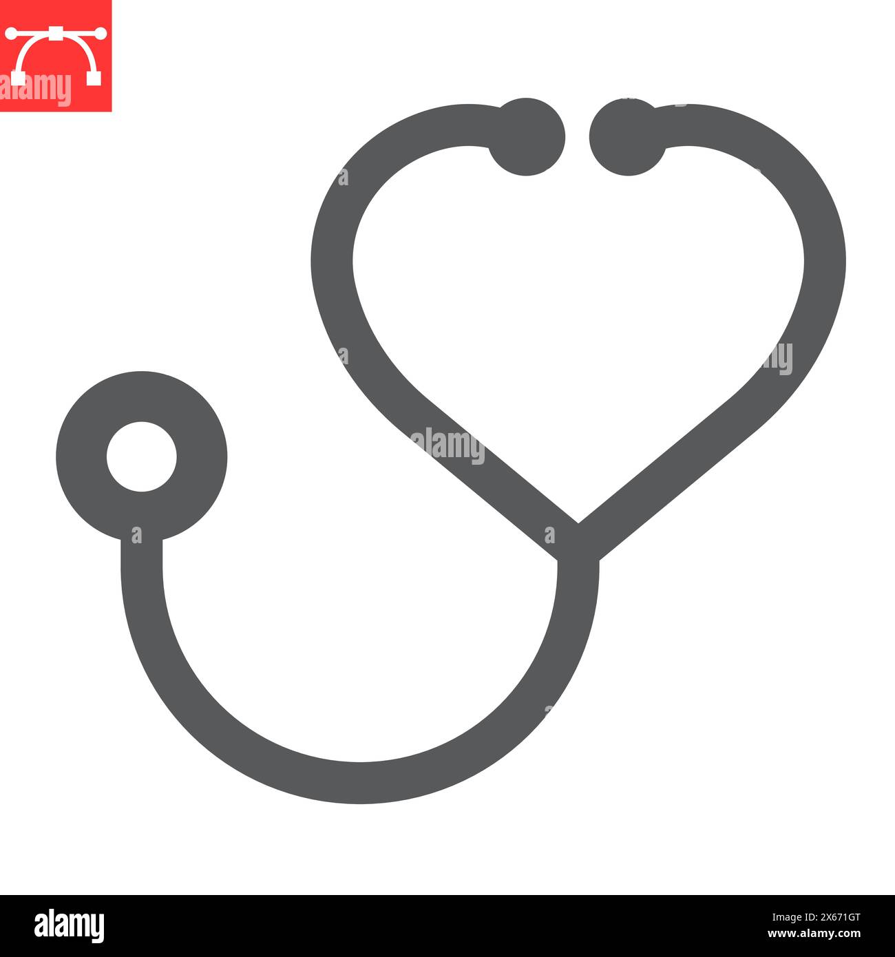 Stethescope vector vectors hi-res stock photography and images - Alamy