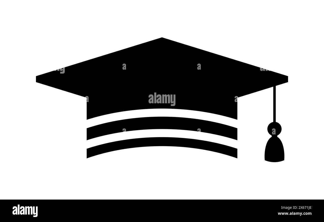 Graduation cap sticker Black and White Stock Photos & Images - Alamy
