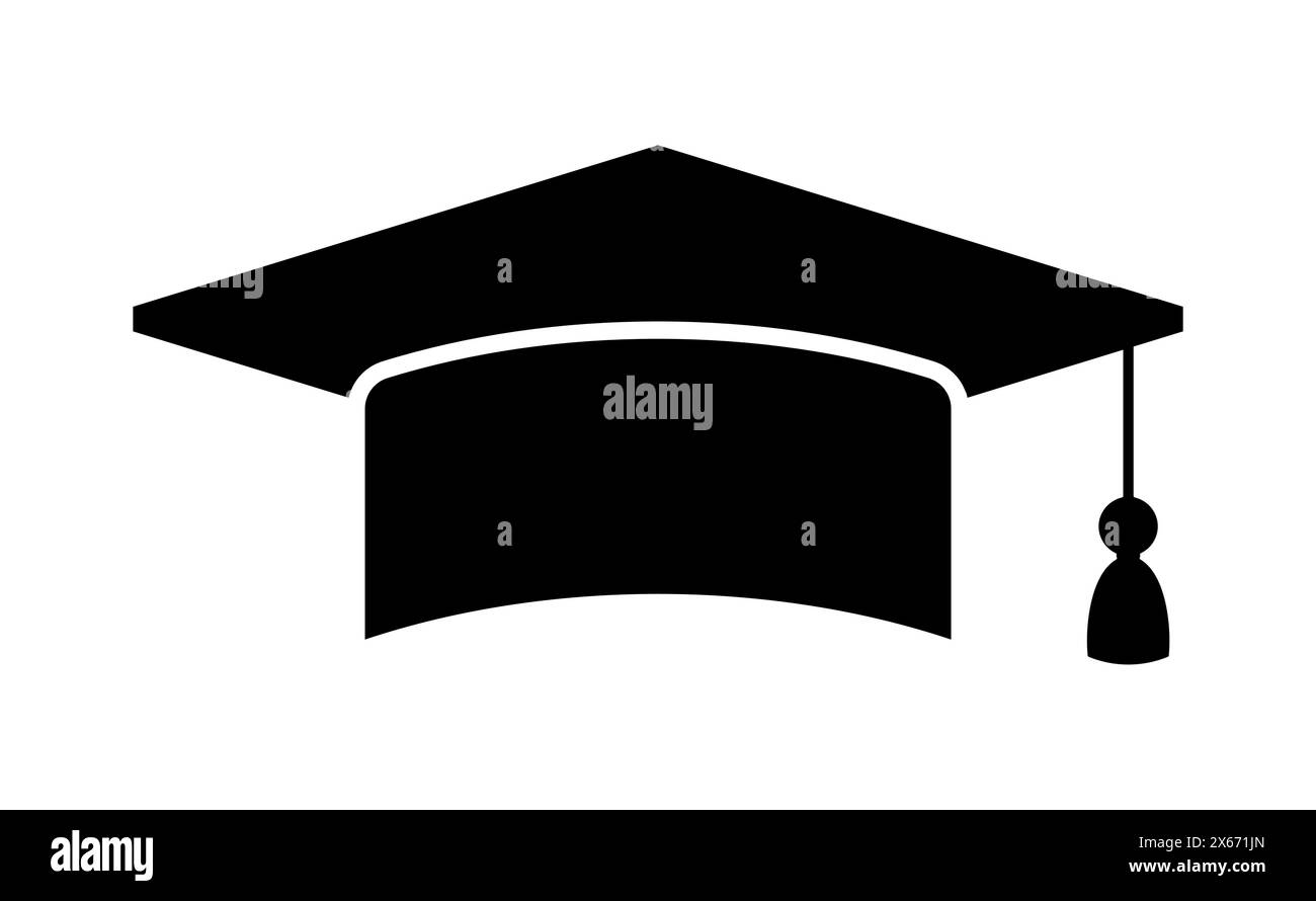 Graduation cap sticker Black and White Stock Photos & Images - Alamy