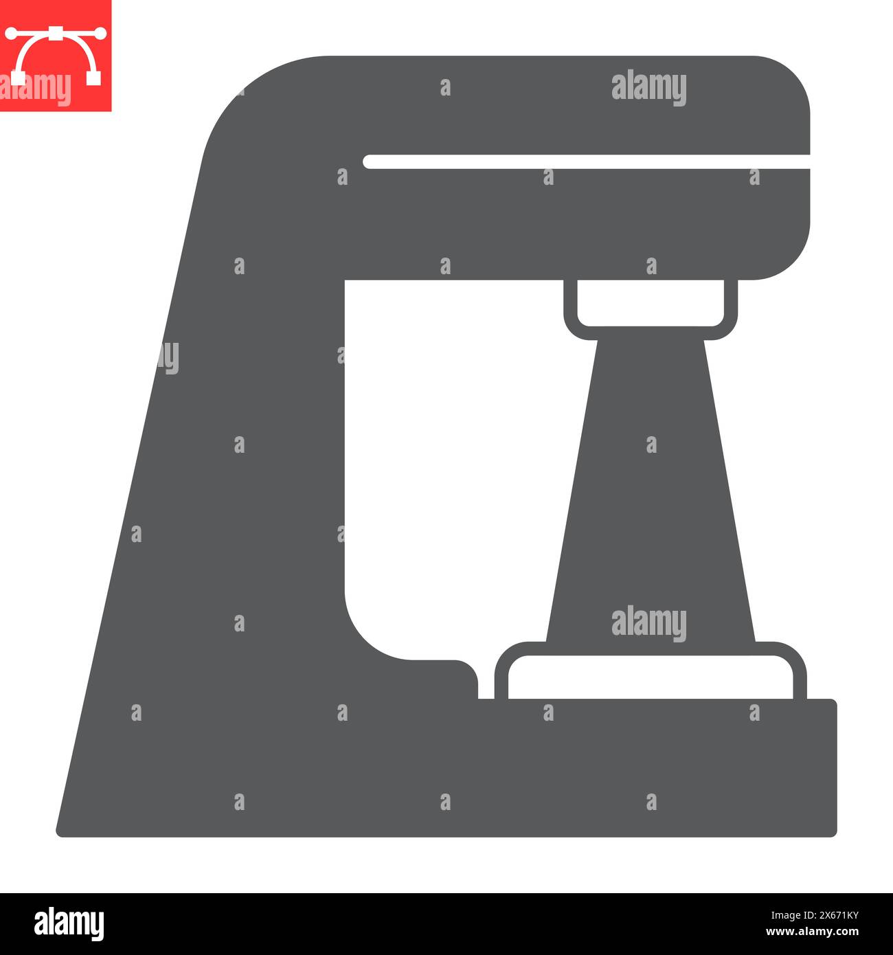Radiation therapy glyph icon, oncology scan and treatment, radiotherapy ...