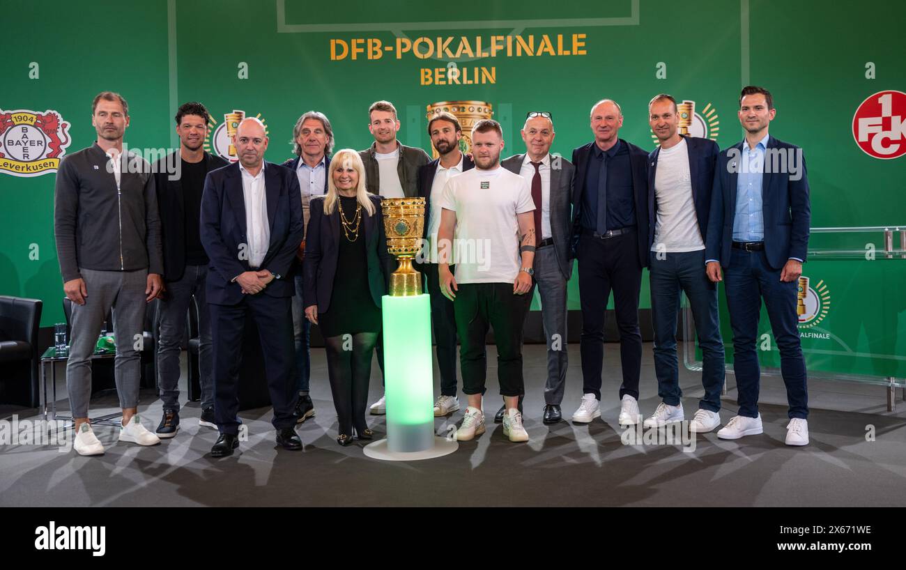 13 May 2024, Berlin: Soccer: DFB Cup, Cup Handover DFB Cup 2024 in the ...
