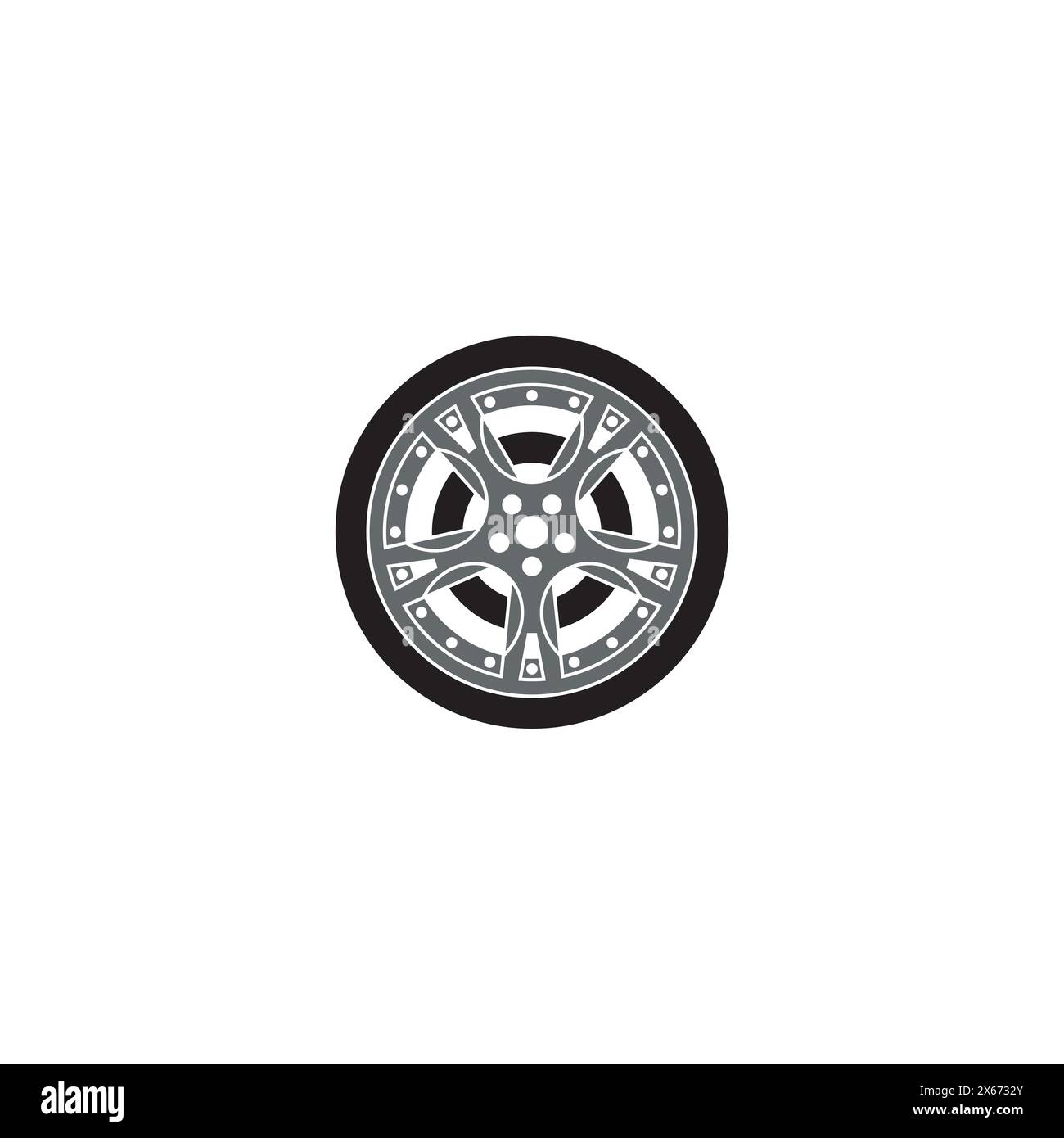 Wheel logo hi-res stock photography and images - Alamy