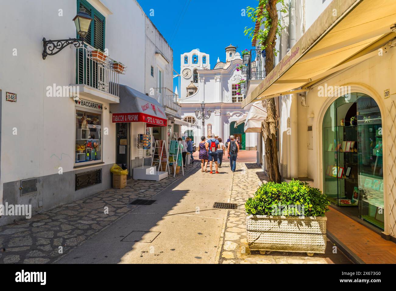 The wonderful island of Capri, amalfi coast, bay of naples, italy Stock ...