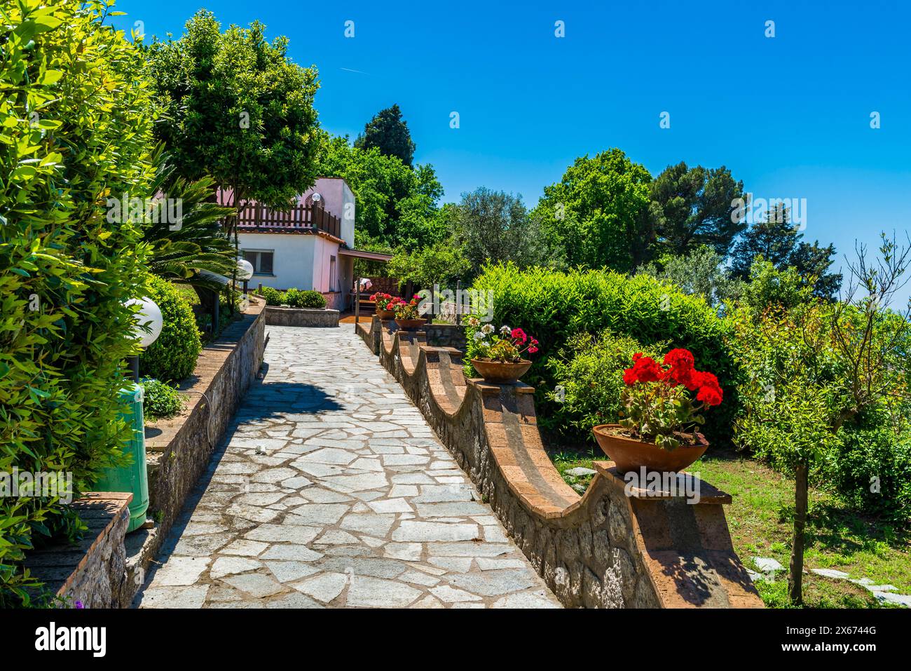 The wonderful island of Capri, amalfi coast, bay of naples, italy Stock ...