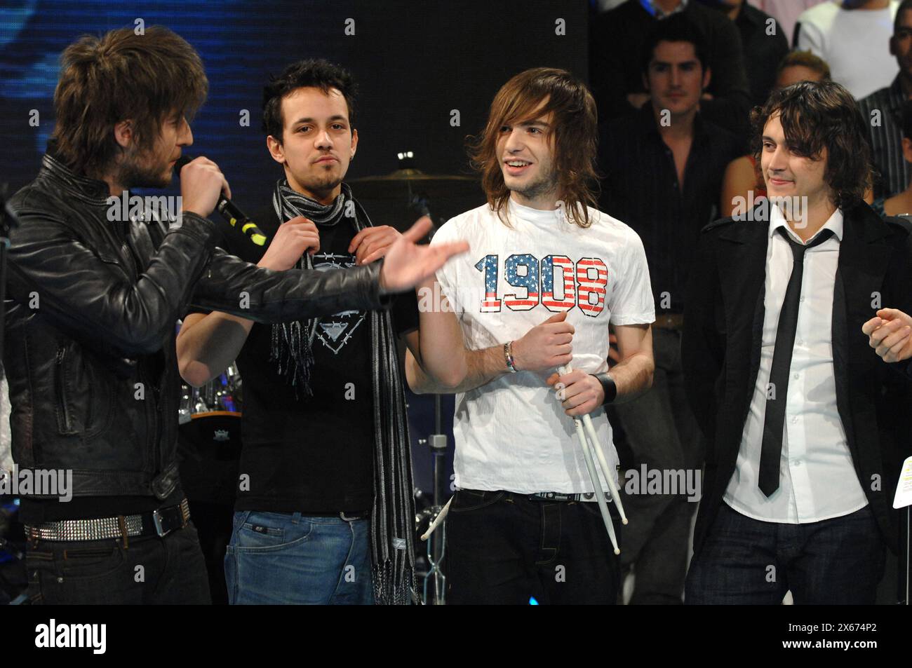 Milan Italy 15/03/2008: Finley, Italian rock band ,during the ...