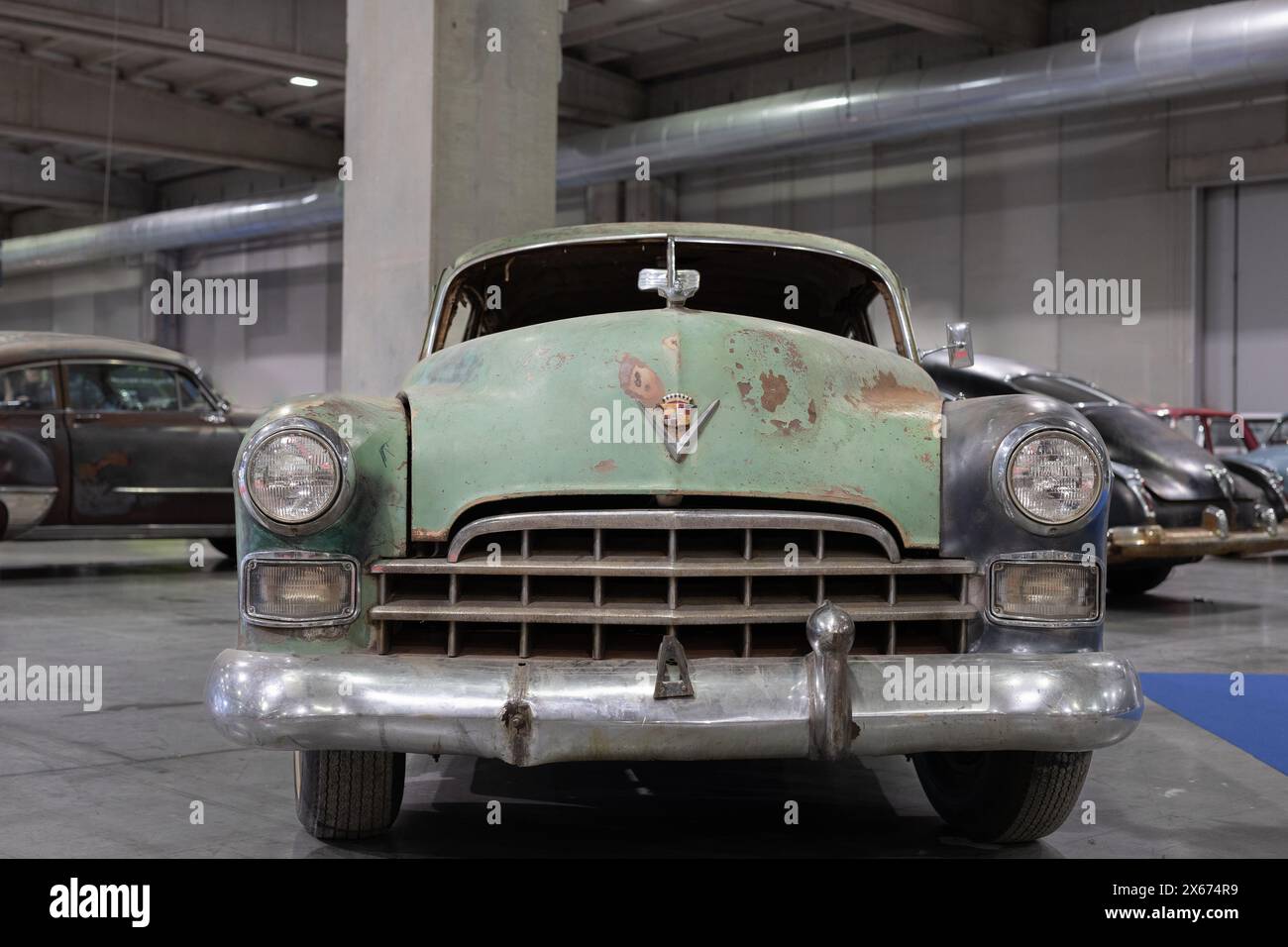 Rusty Cadillac Fastback Coupe 61 series Sedanette Produced in 1948 ...