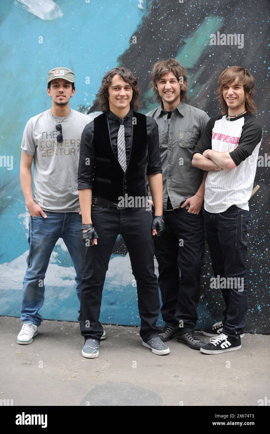 Milan Italy 15/05/2008: Finley, Italian rock band ,during the ...