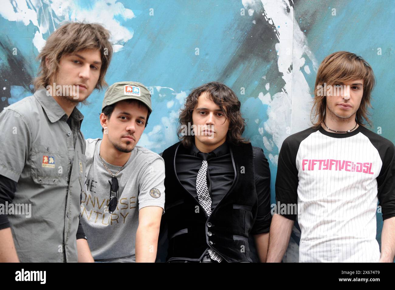 Milan Italy 15/05/2008: Finley, Italian rock band ,during the ...